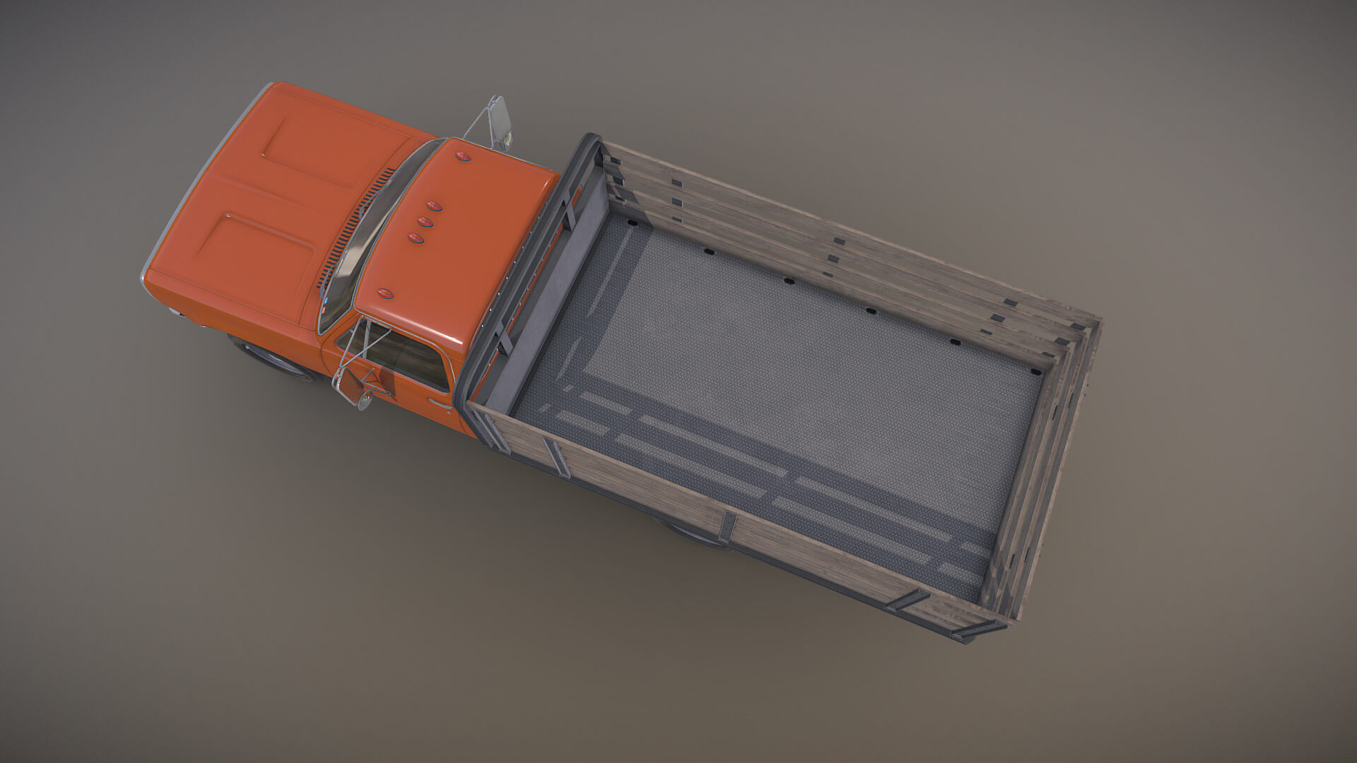 Dodge Light-Duty Stake Truck 3D Model by Veaceslav Condraciuc