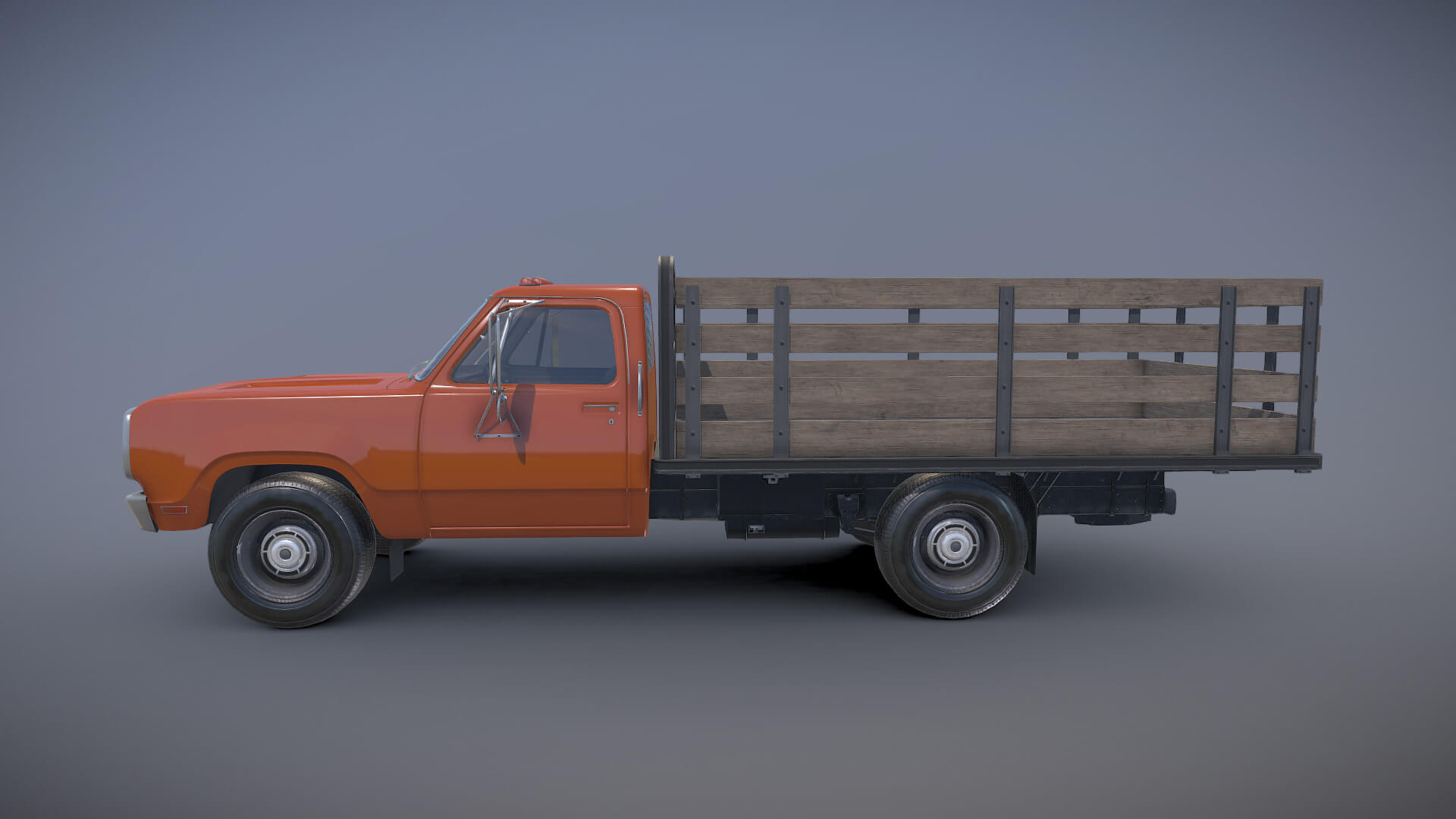 Dodge Light-Duty Stake Truck 3D Model by Veaceslav Condraciuc
