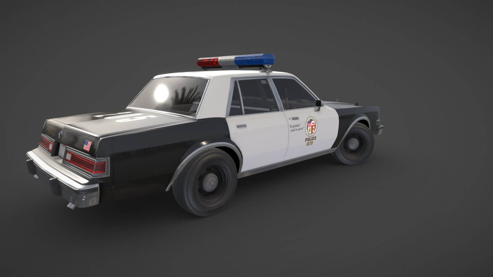 Dodge Police Interceptor - 3D Model by Veaceslav Condraciuc