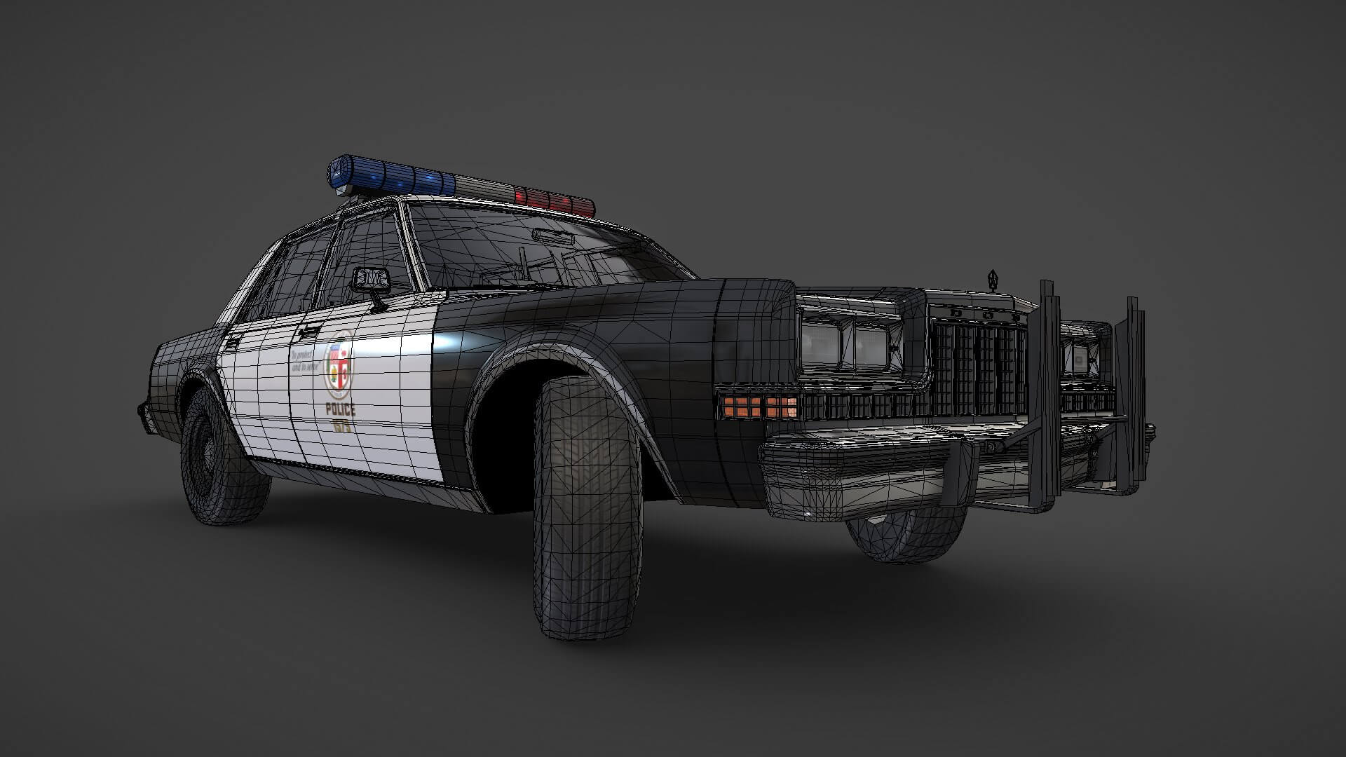 Dodge Police Interceptor - 3D Model by Veaceslav Condraciuc