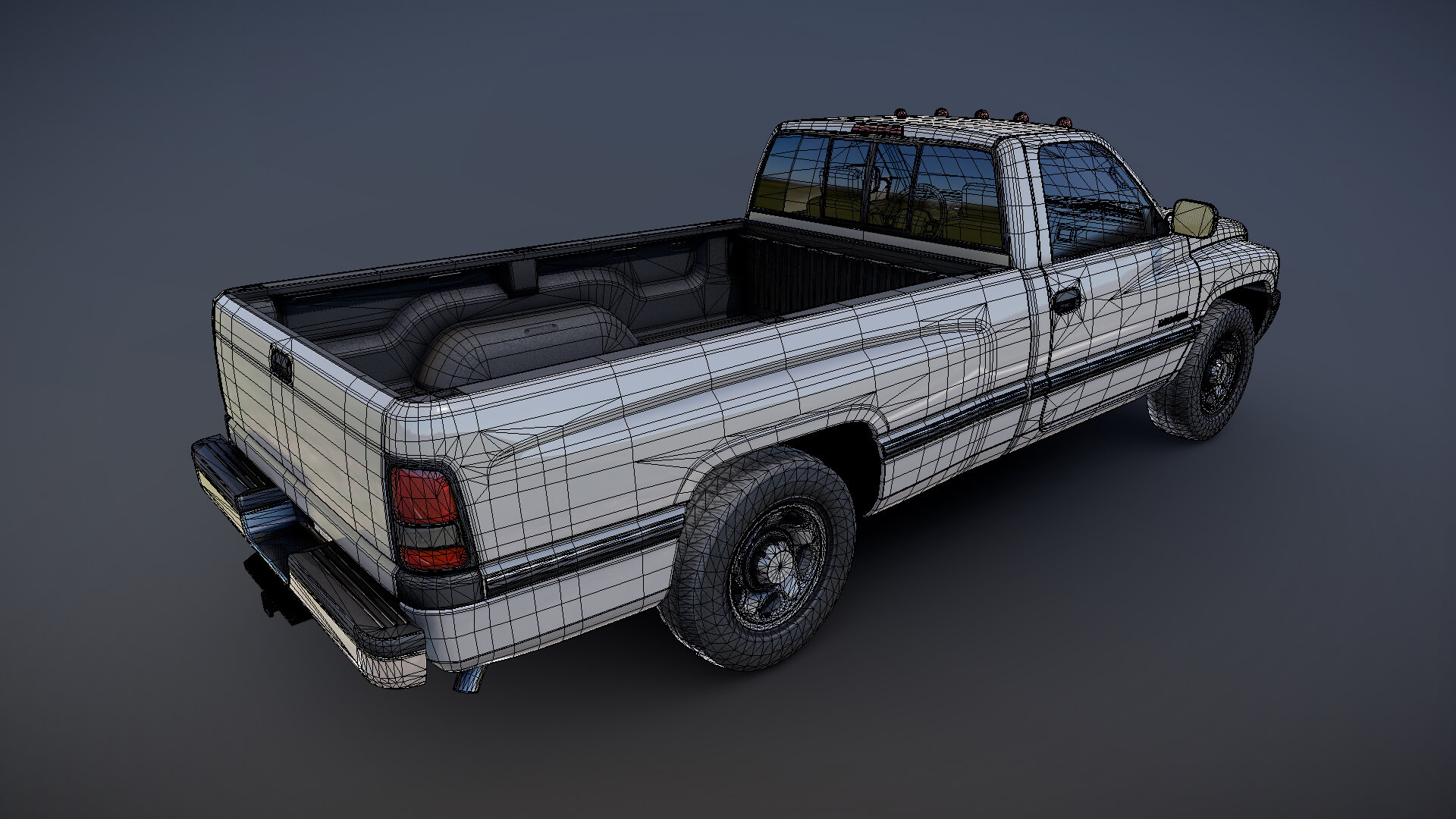 Dodge Ram 1995 1500 - 3D Model by Veaceslav Condraciuc