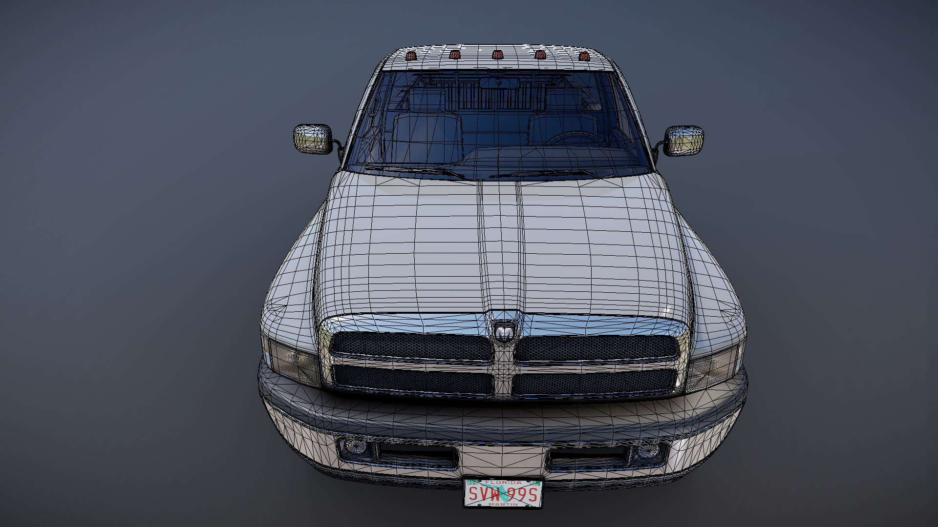Dodge Ram 1995 1500 - 3D Model by Veaceslav Condraciuc