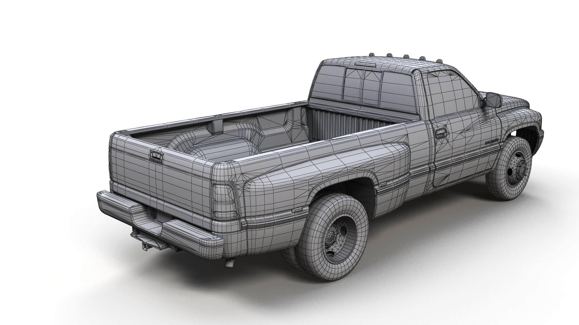 Dodge Ram 1995 3500 - 3D Model by Veaceslav Condraciuc