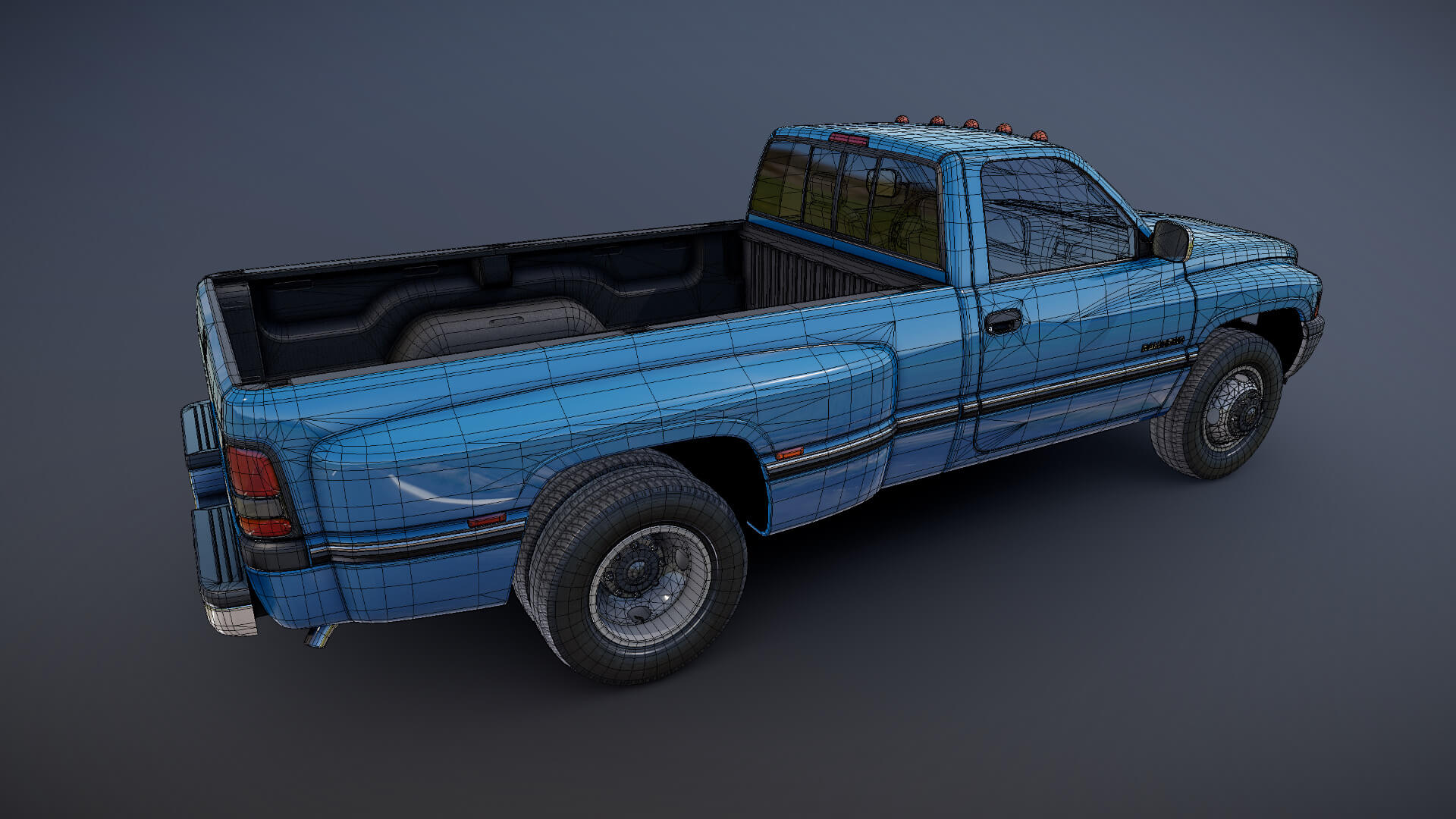 Dodge Ram 1995 3500 - 3D Model by Veaceslav Condraciuc