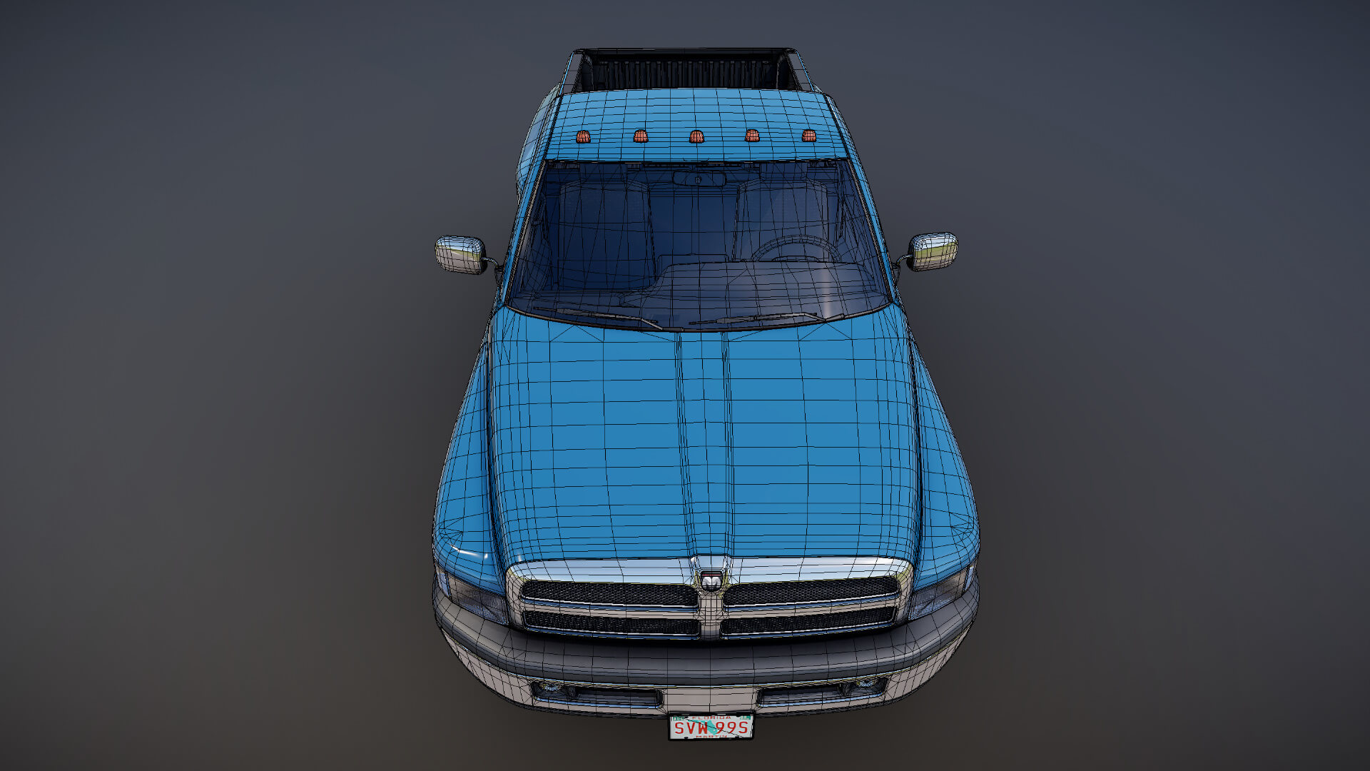 Dodge Ram 1995 3500 - 3D Model by Veaceslav Condraciuc