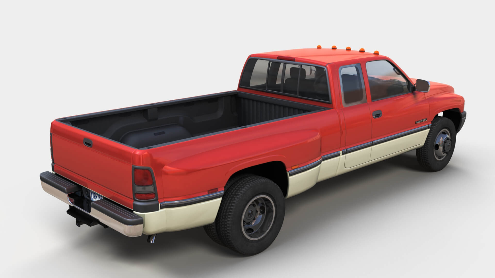 Dodge Ram 1996 3500 Laramie - 3D Model by Veaceslav Condraciuc