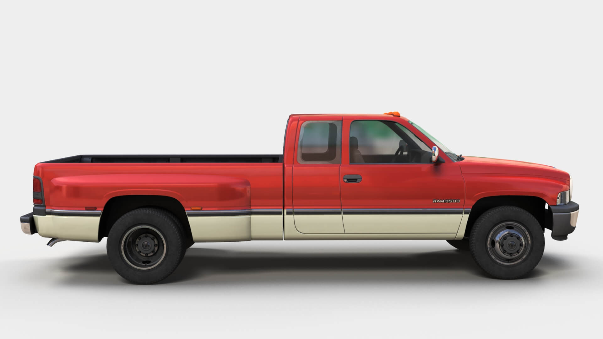 Dodge Ram 1996 3500 Laramie - 3D Model by Veaceslav Condraciuc