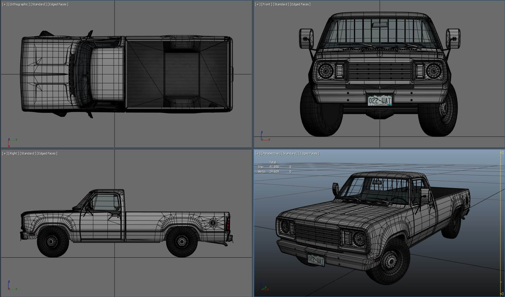 Dodge D100 1977 - 3D Model by Veaceslav Condraciuc