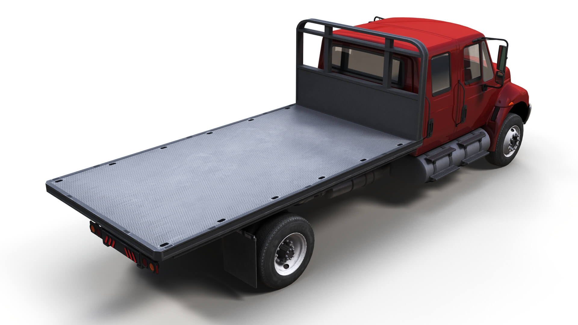 Durastar CrewCab Flatbed Truck - 3D Model by Veaceslav Condraciuc