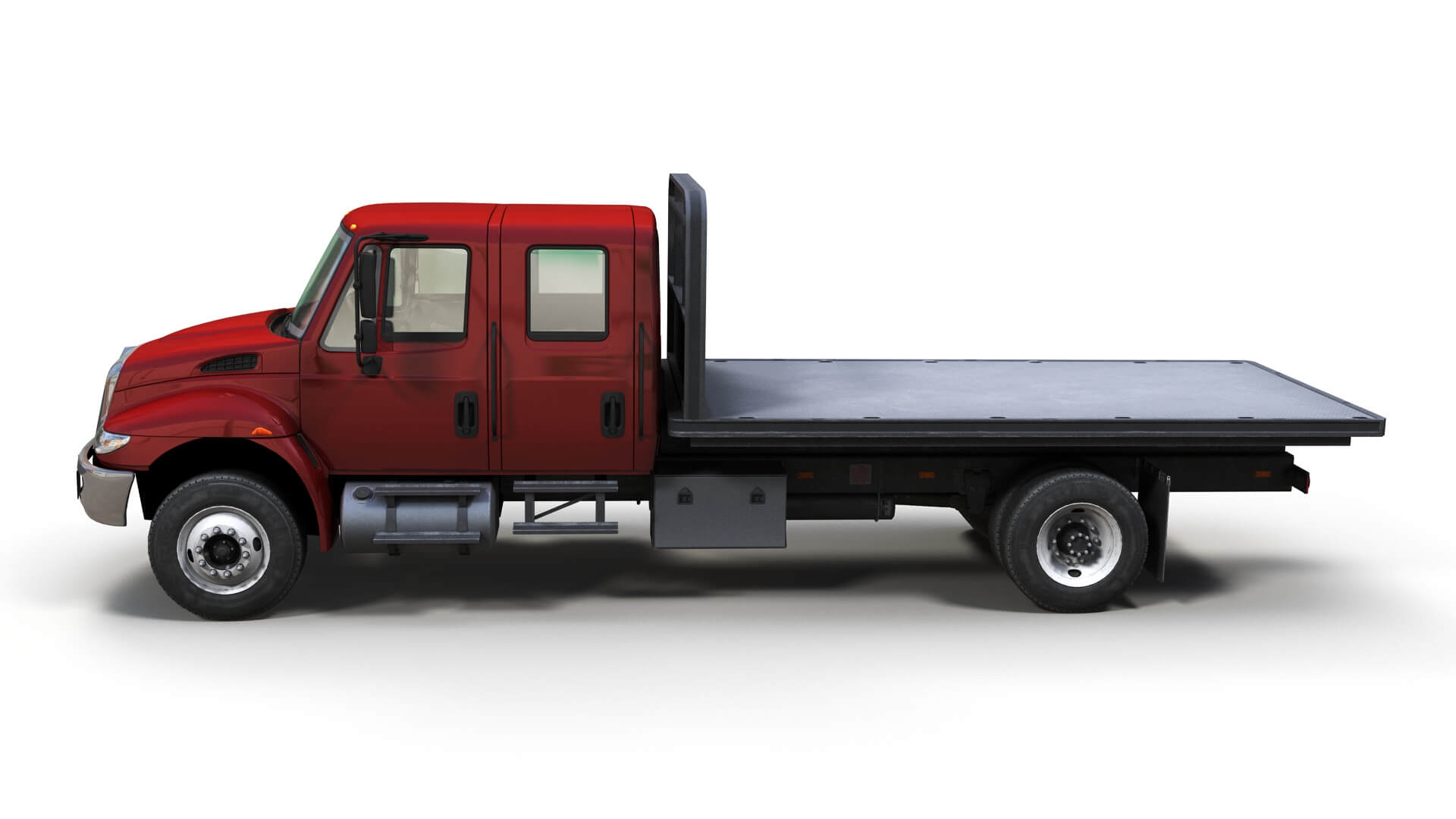 Durastar CrewCab Flatbed Truck - 3D Model by Veaceslav Condraciuc