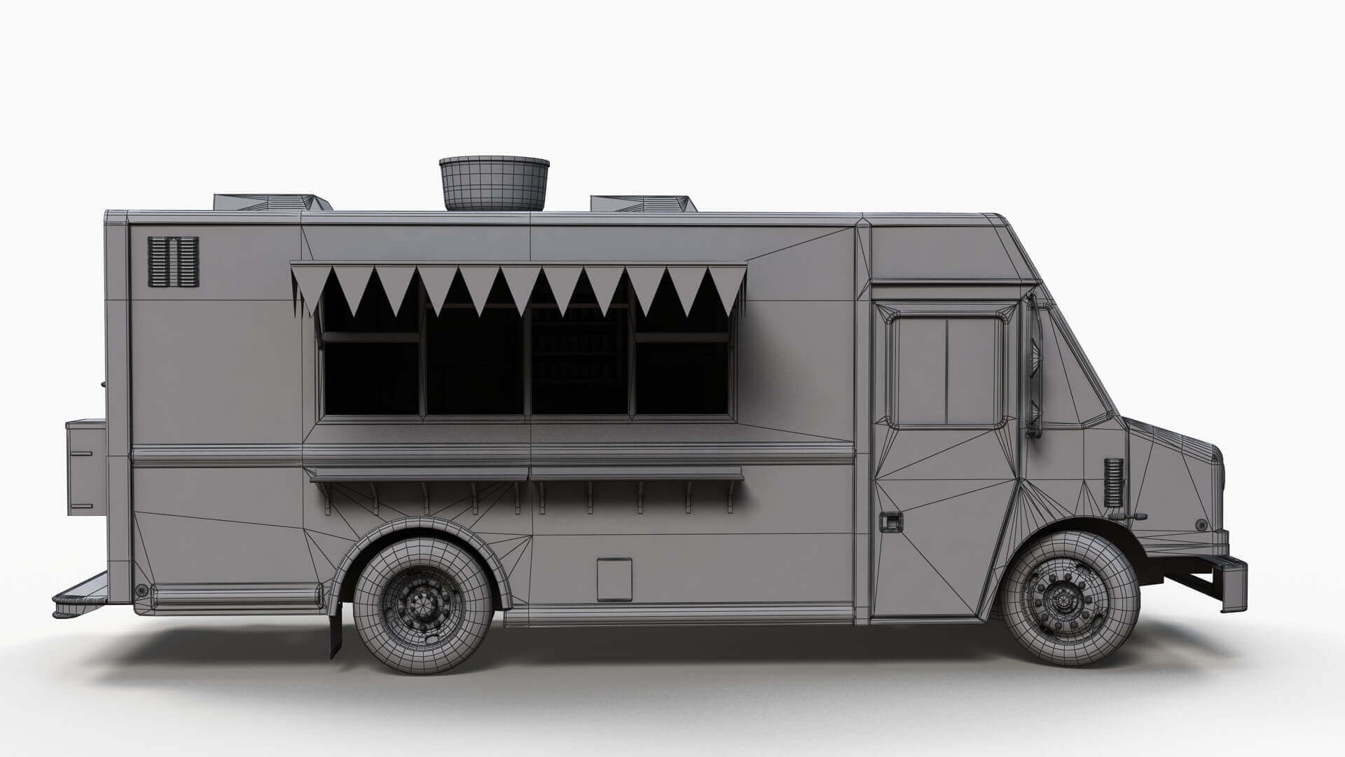 Freightlier Food Truck - 3D Model by Veaceslav Condraciuc
