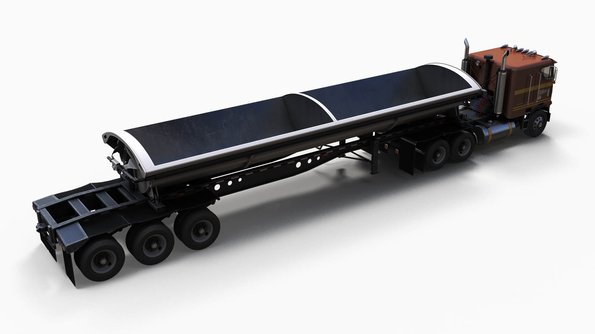 Freightline FLT Side Tipper - 3D Model by Veaceslav Condraciuc