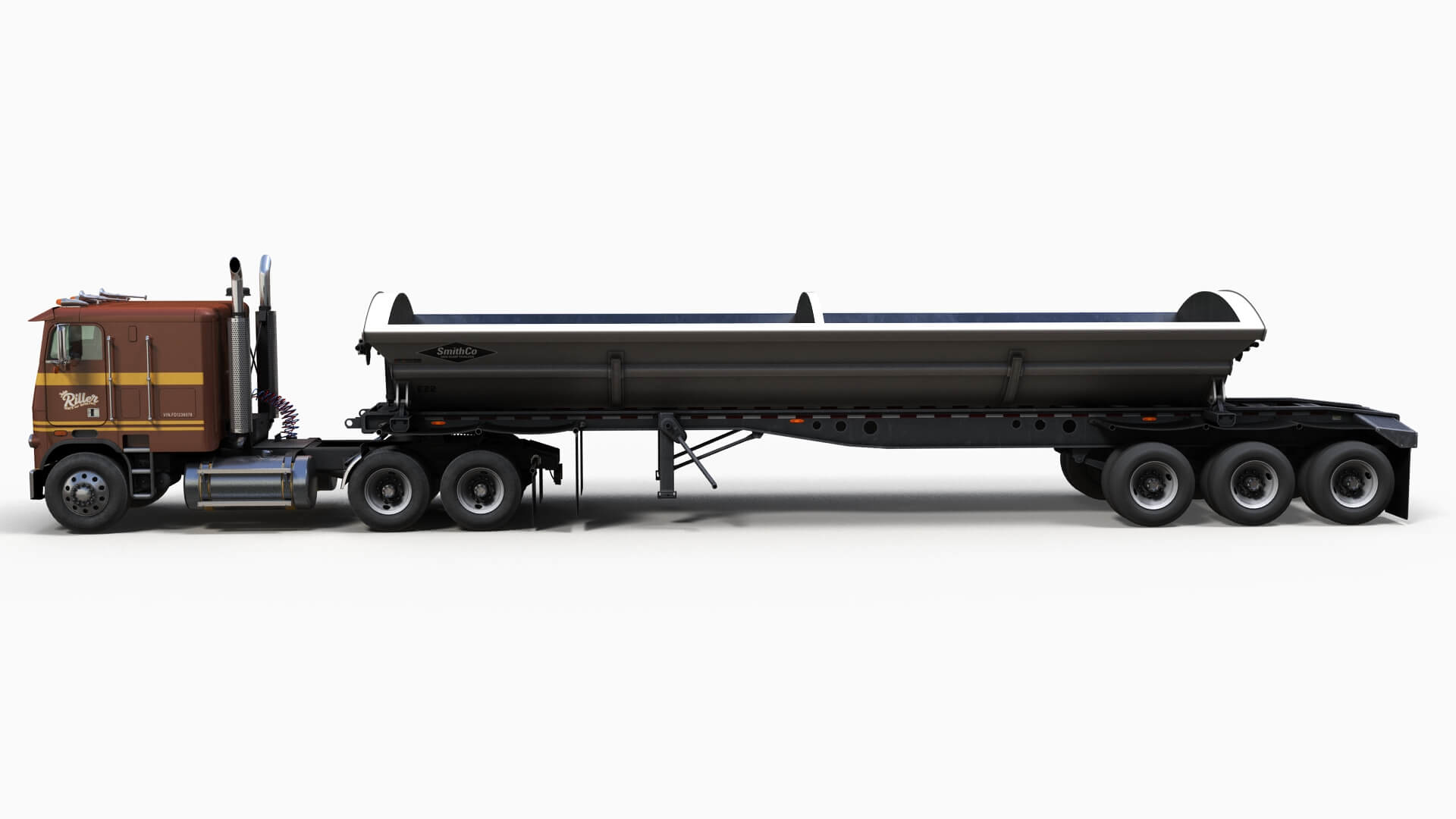 Freightline FLT Side Tipper - 3D Model by Veaceslav Condraciuc