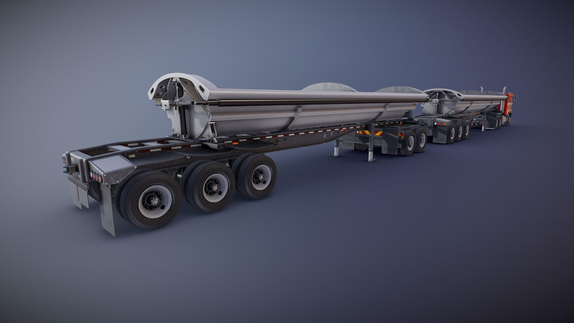 Freightline FLT Side Tipper - 3D Model by Veaceslav Condraciuc