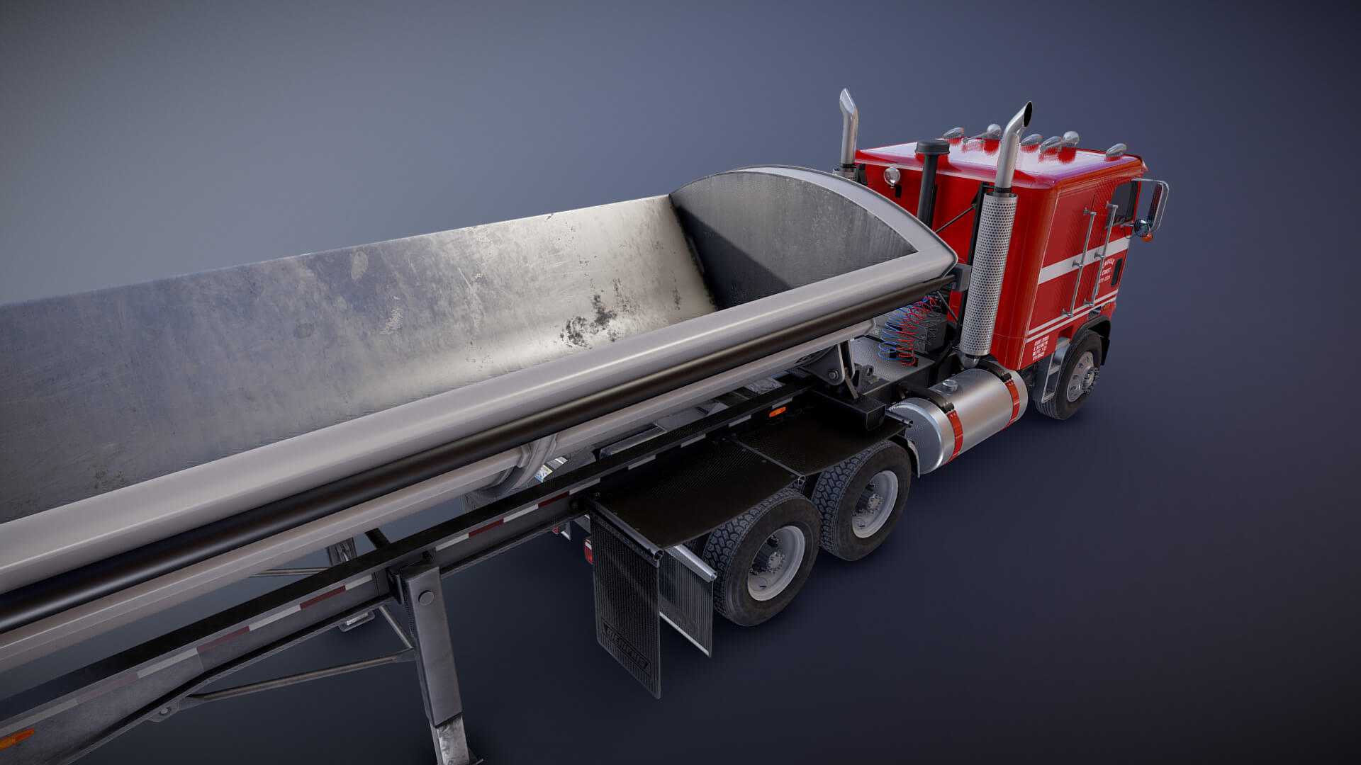 Freightline FLT Side Tipper - 3D Model by Veaceslav Condraciuc