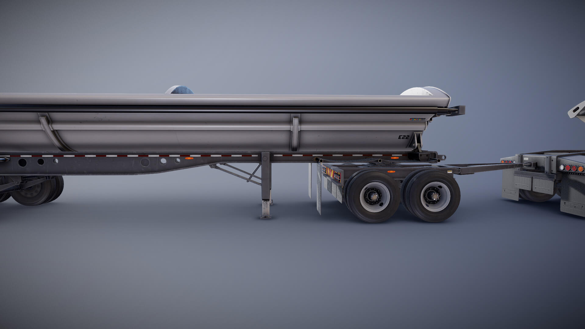 Freightline FLT Side Tipper - 3D Model by Veaceslav Condraciuc