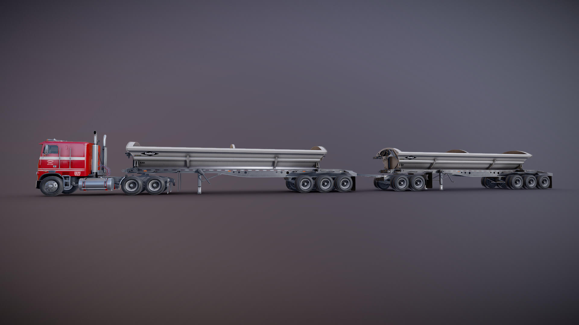 Freightline FLT Side Tipper - 3D Model by Veaceslav Condraciuc