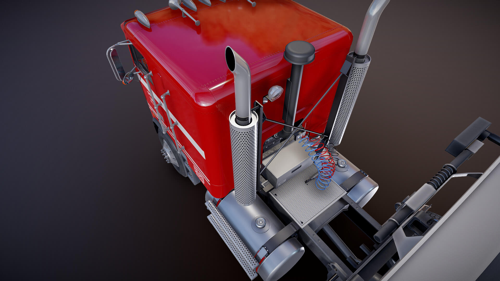 Freightline FLT Side Tipper - 3D Model by Veaceslav Condraciuc