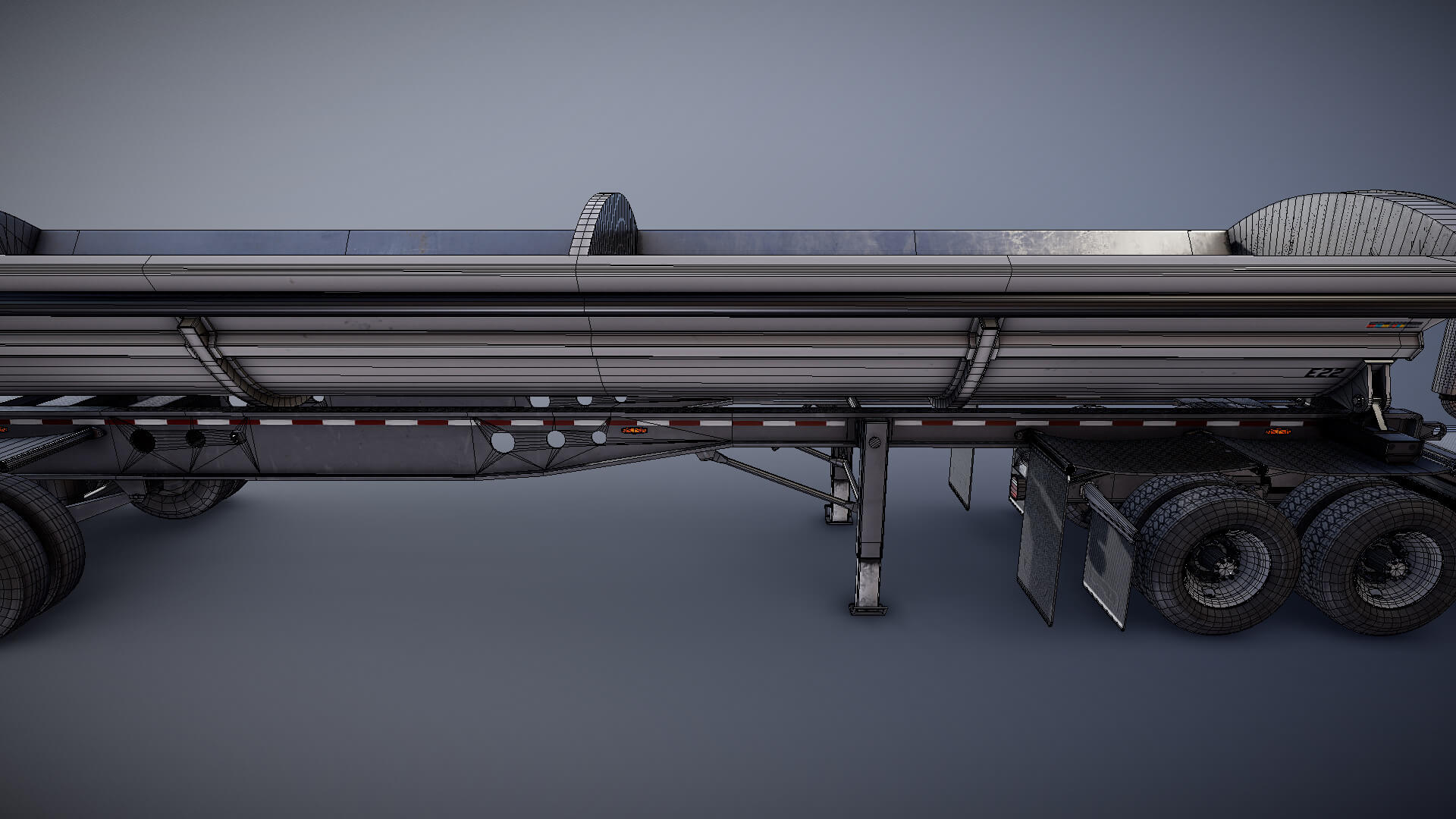 Freightline FLT Side Tipper - 3D Model by Veaceslav Condraciuc