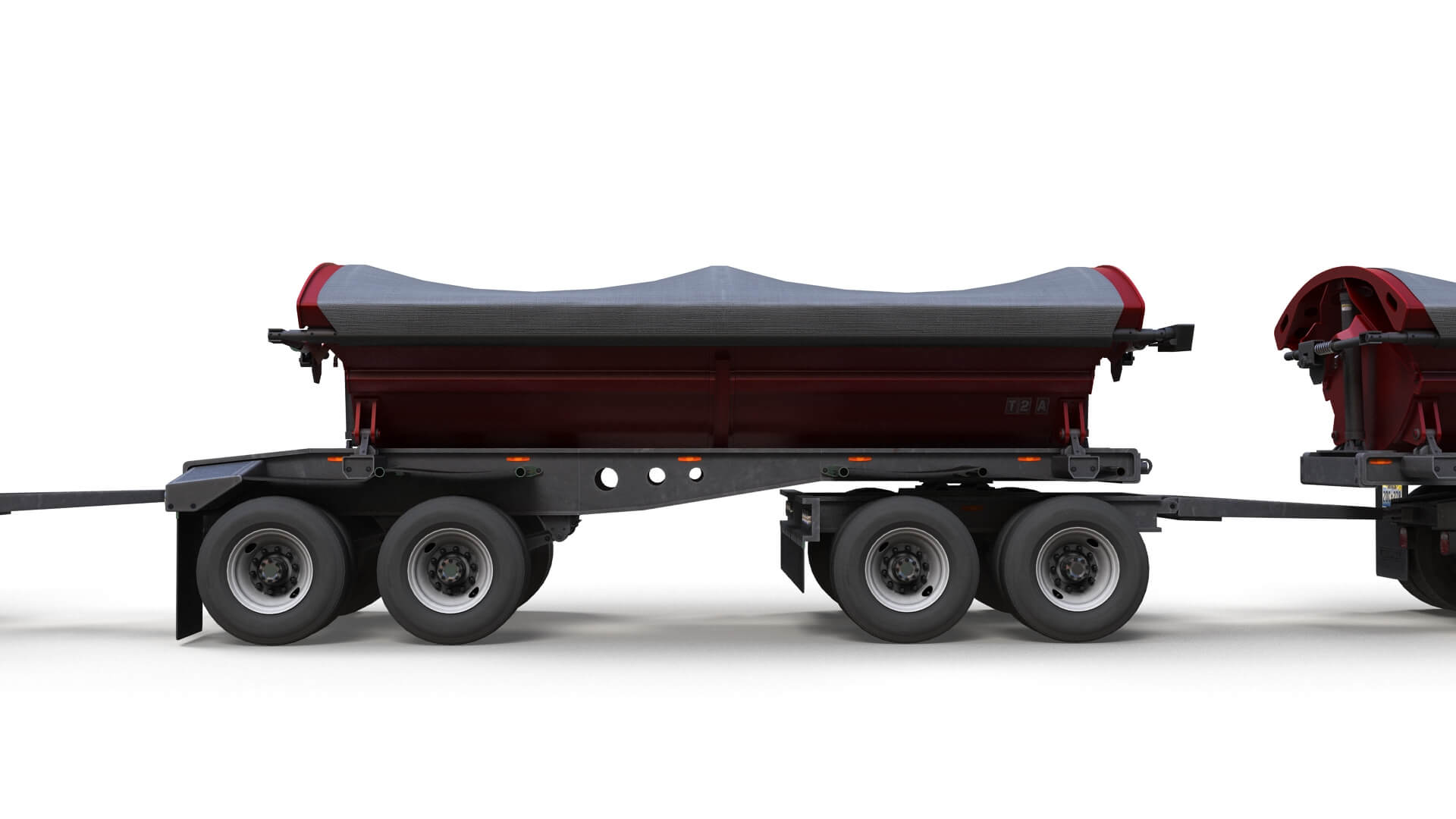 Freightliner Classic Side Tipper Road Train - 3D Model by Veaceslav ...