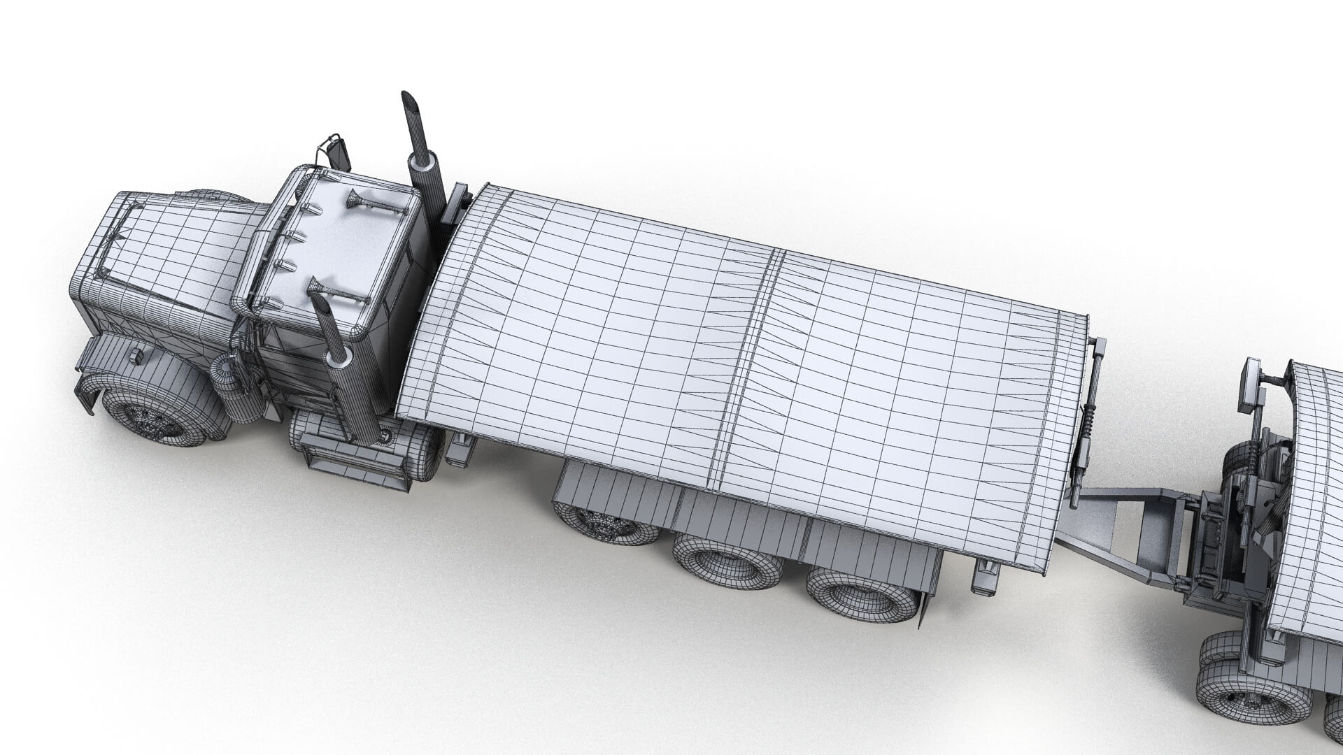 Freightliner Classic Side Tipper Road Train - 3D Model by Veaceslav ...