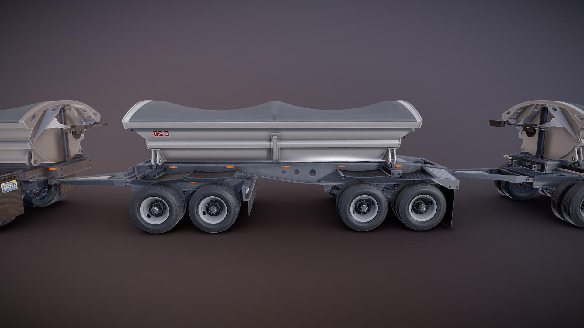 Freightliner Classic Side Tipper Road Train - 3D Model by Veaceslav ...
