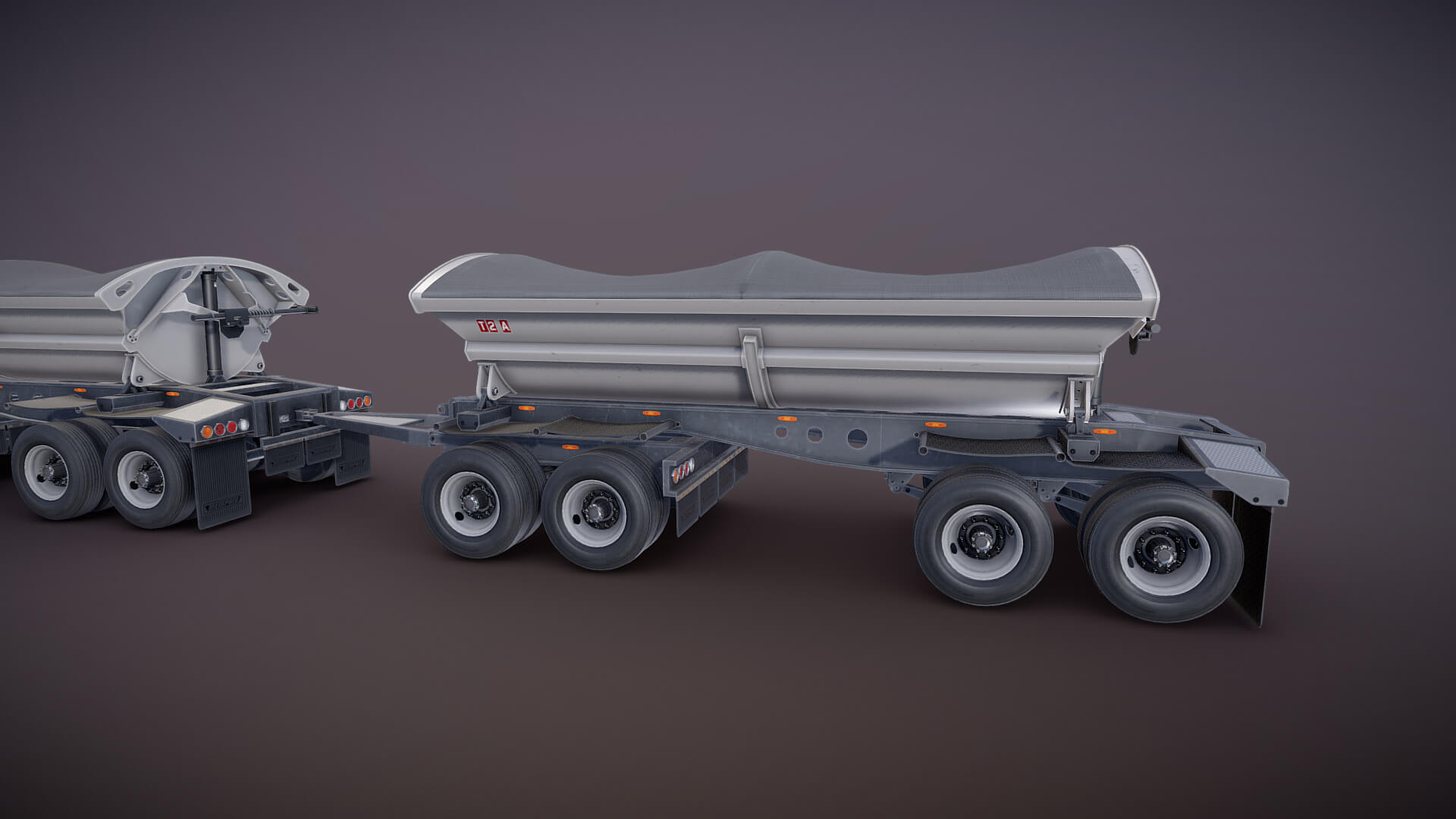 Freightliner Classic Side Tipper Road Train - 3D Model by Veaceslav ...