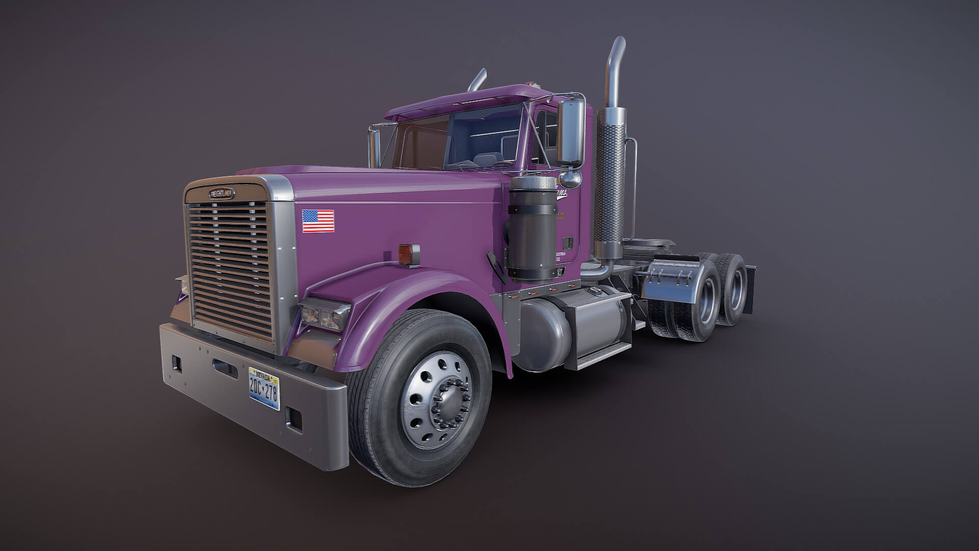 Freightliner Classic XL Daycab Truck - 3D Model by Veaceslav Condraciuc
