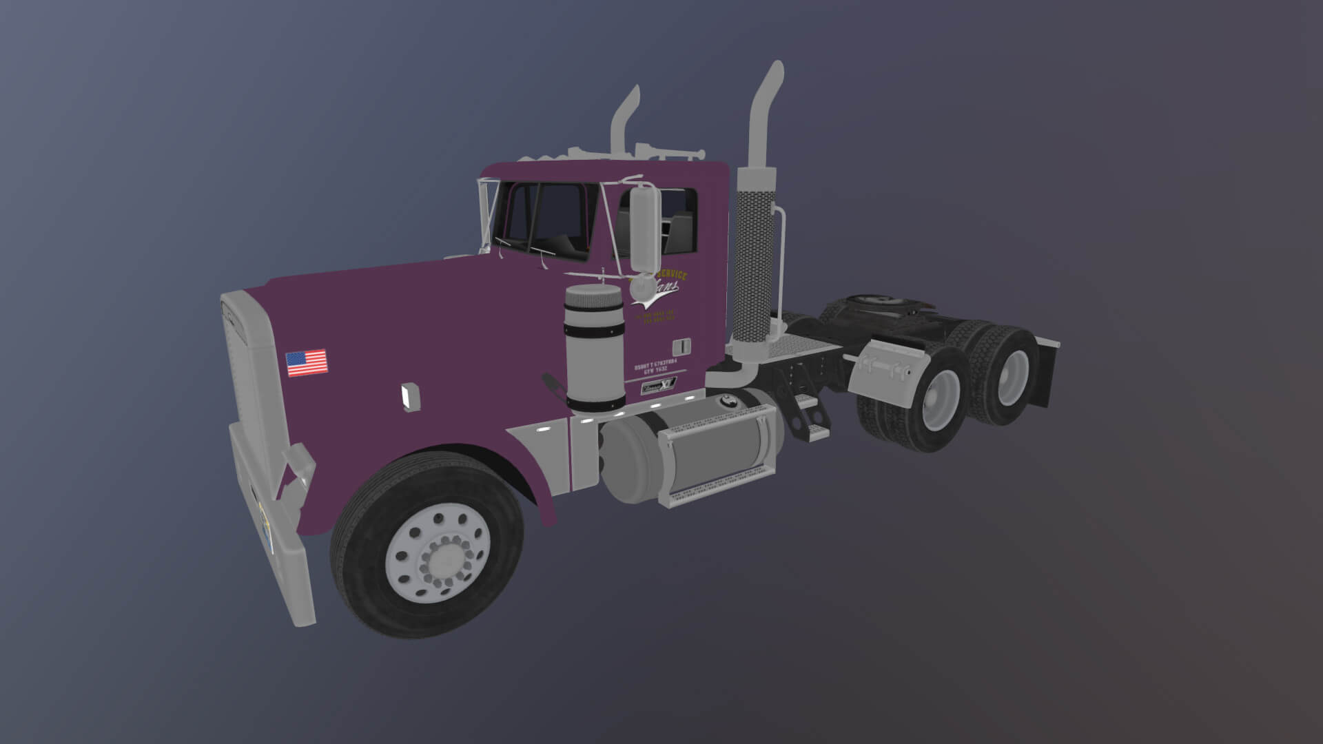 Freightliner Classic XL Daycab Truck - 3D Model by Veaceslav Condraciuc