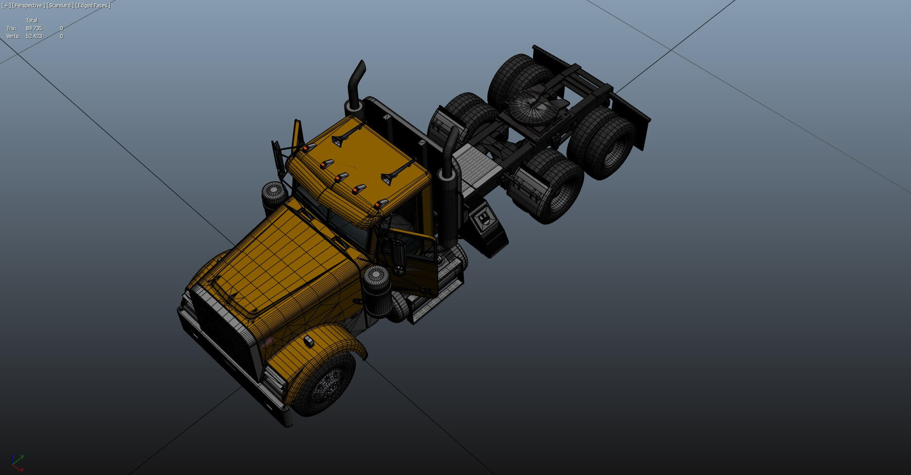 Freightliner Classic XL Daycab Truck - 3D Model by Veaceslav Condraciuc