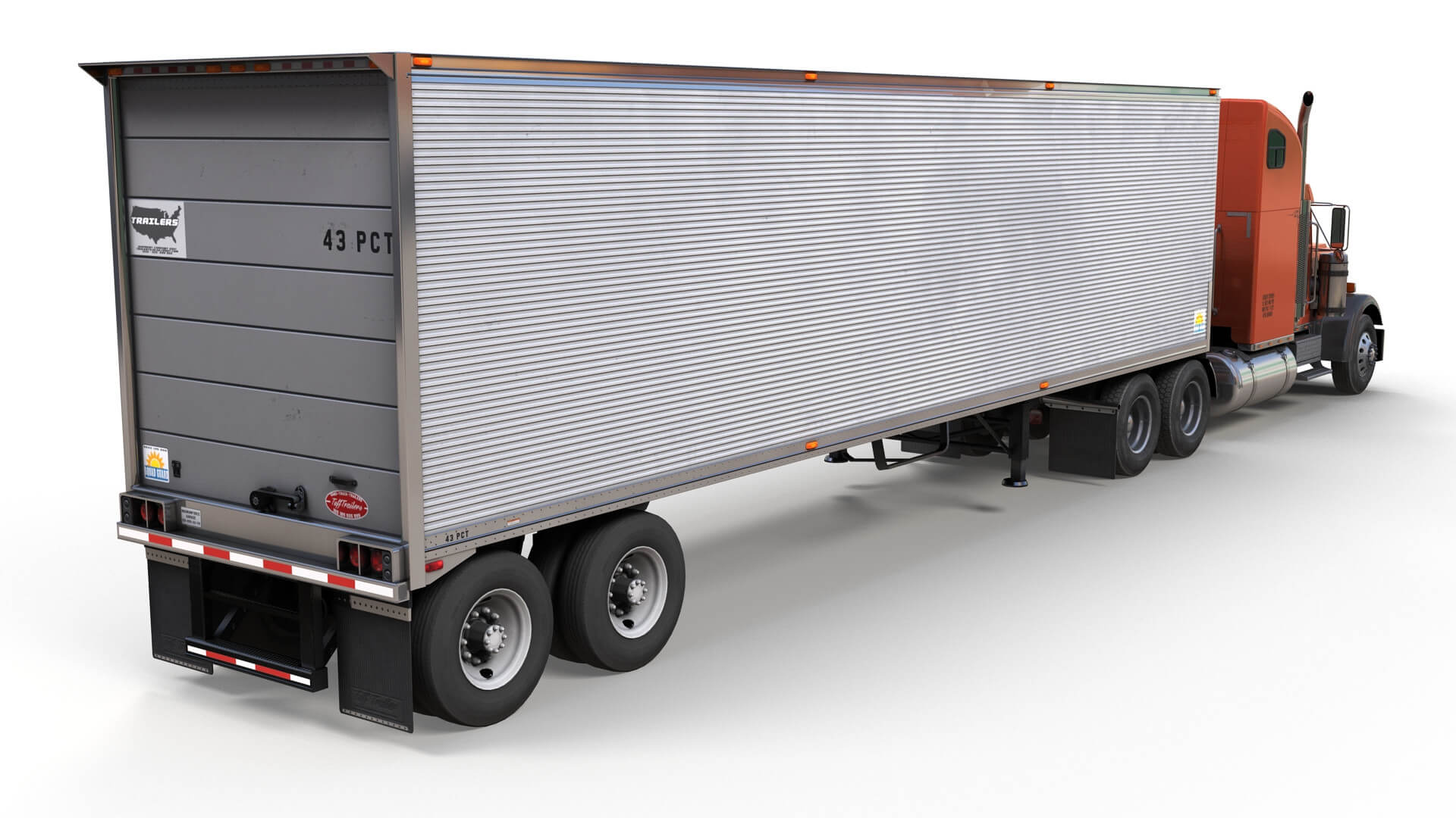 Freightliner Classic XL Dryvan - 3D Model by Veaceslav Condraciuc