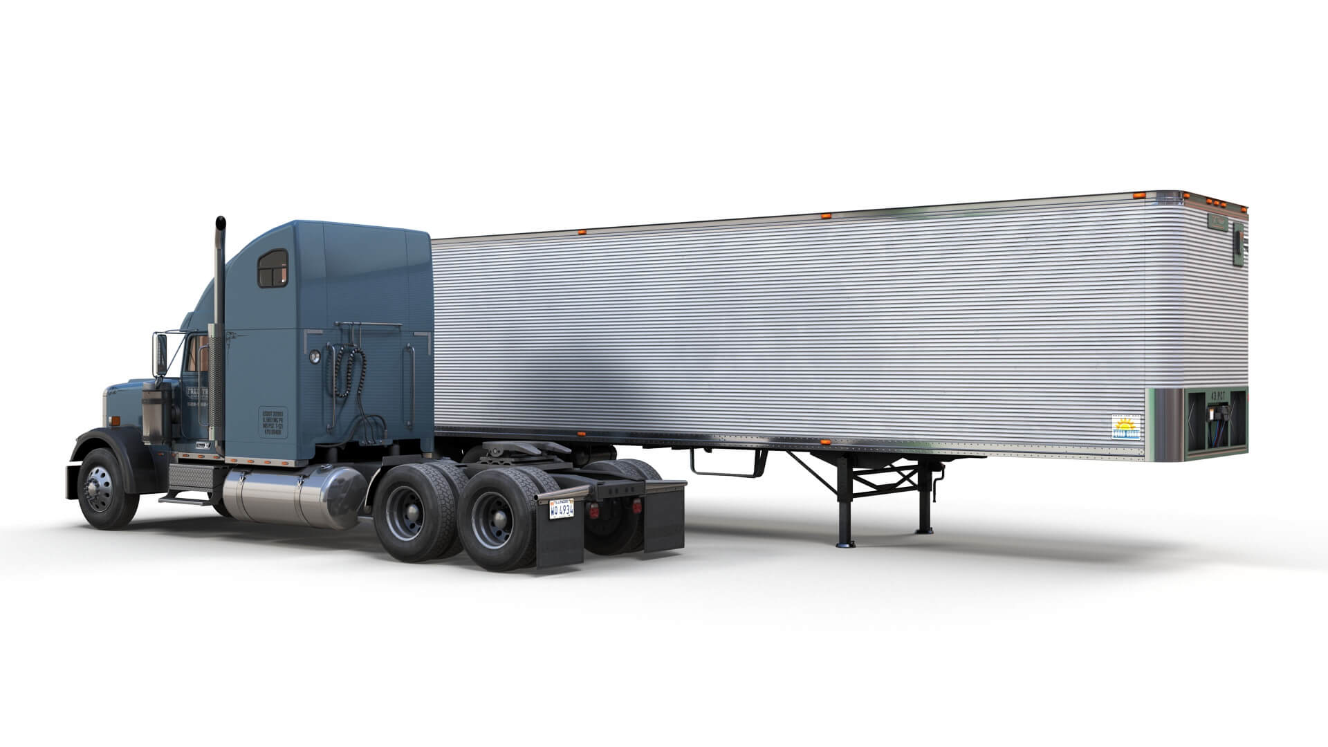 Freightliner Classic XL Dryvan - 3D Model by Veaceslav Condraciuc