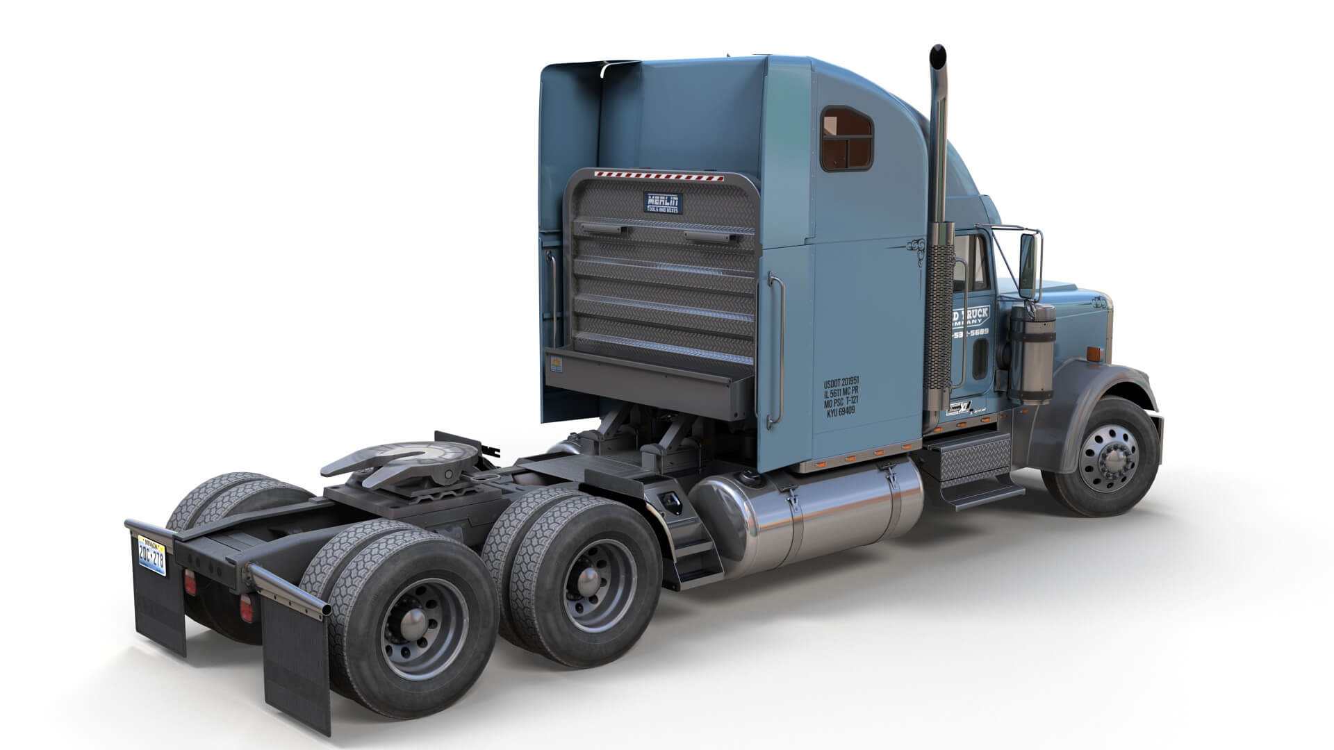Freightliner Classic XL Semitruck - 3D Model by Veaceslav Condraciuc
