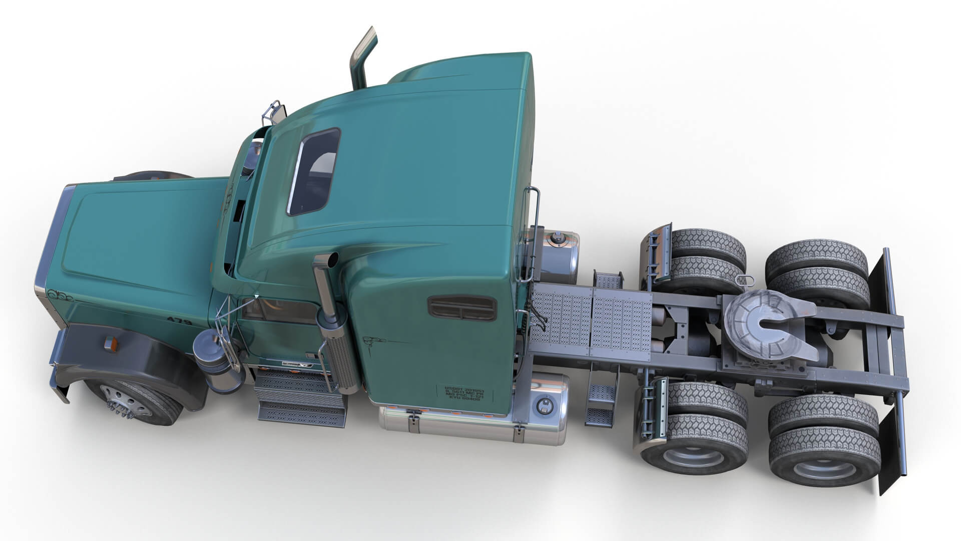 Freightliner Classic XL Semitruck - 3D Model by Veaceslav Condraciuc