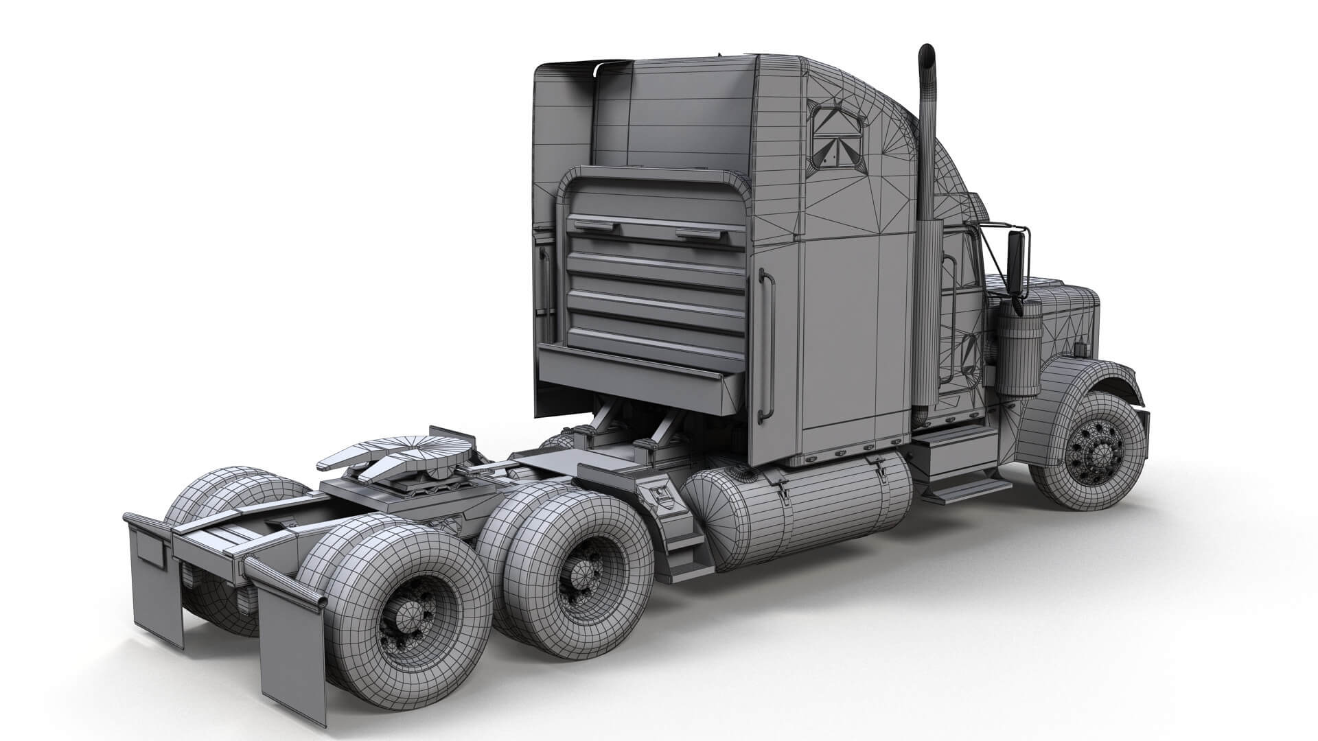 Freightliner Classic XL Semitruck - 3D Model by Veaceslav Condraciuc