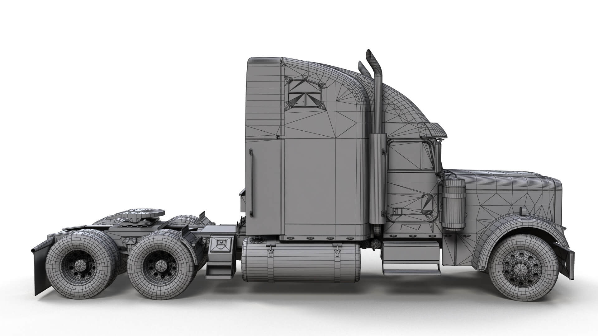 Freightliner Classic XL Semitruck - 3D Model by Veaceslav Condraciuc