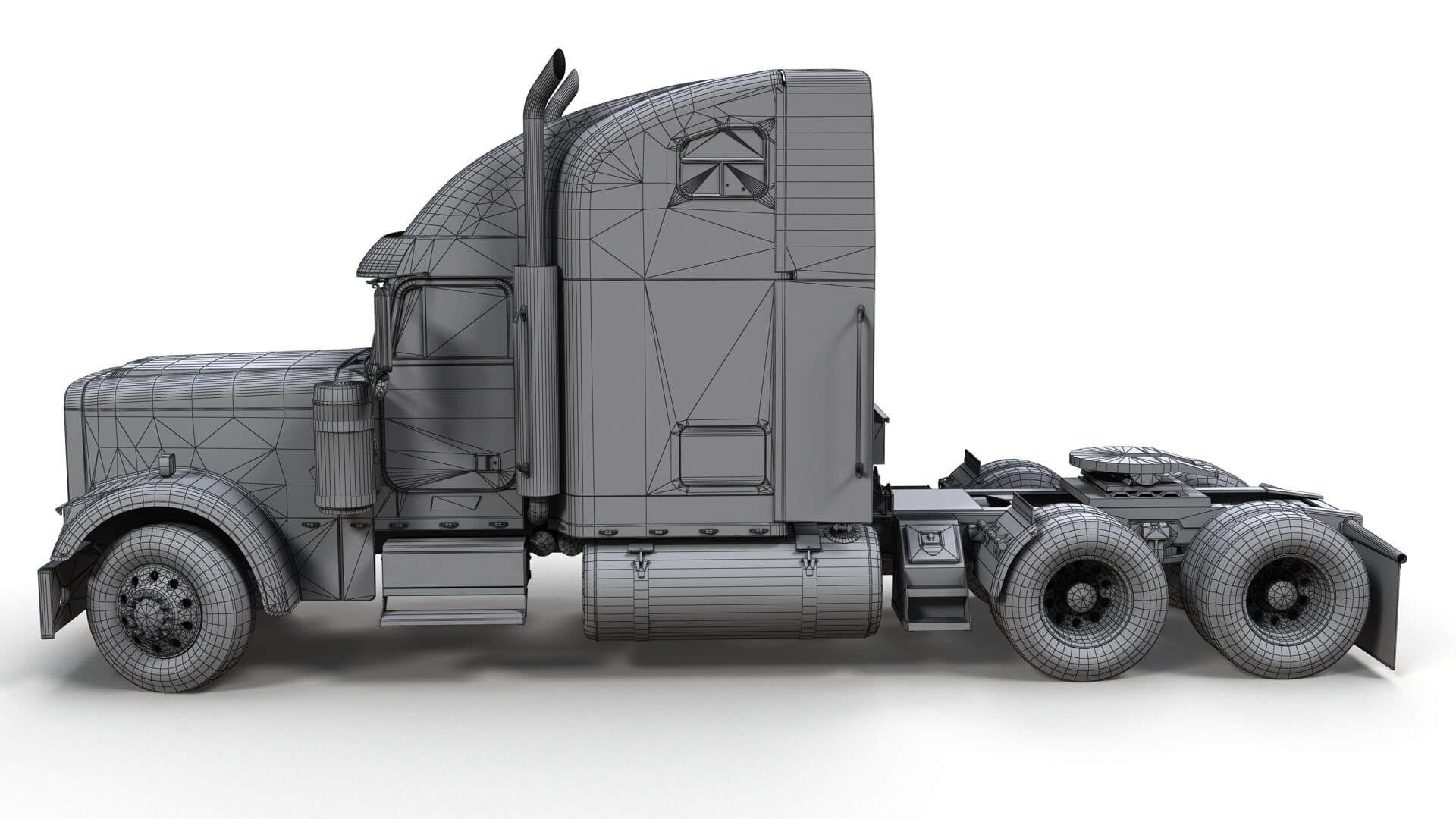 Freightliner Classic XL Semitruck - 3D Model by Veaceslav Condraciuc