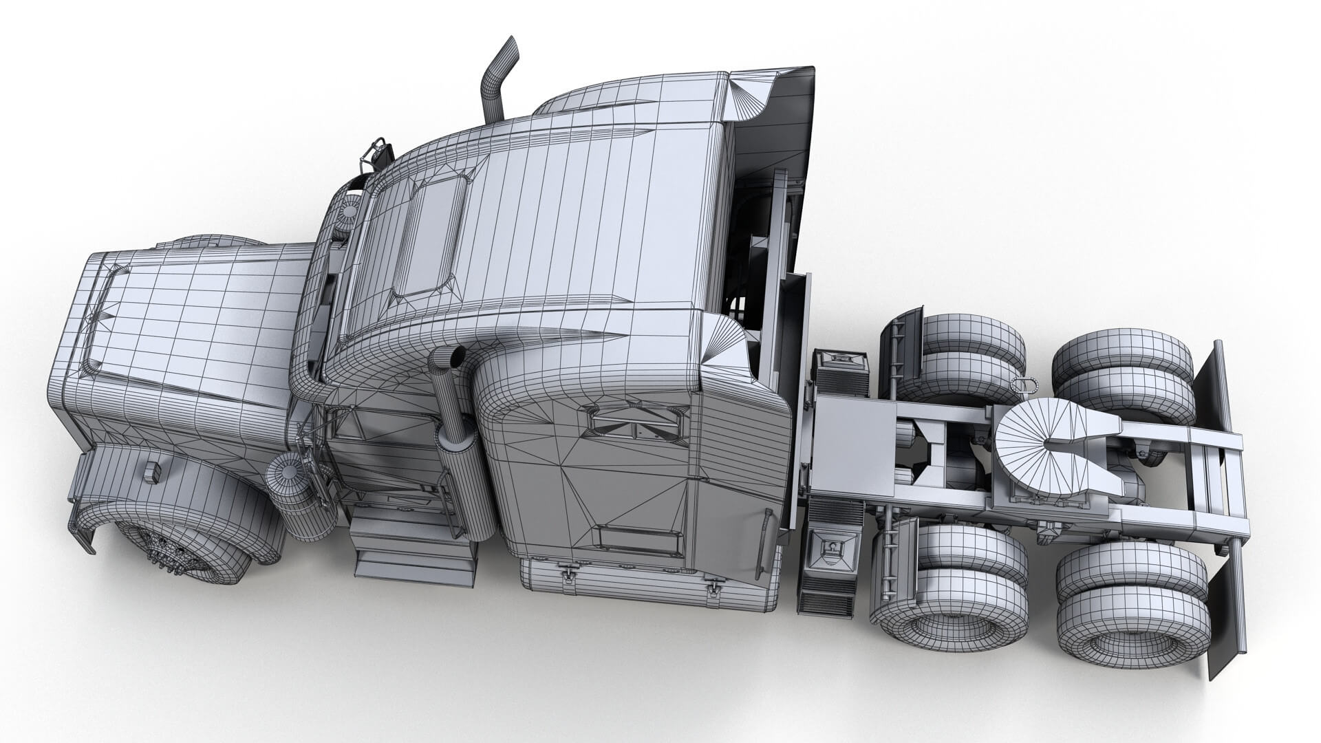 Freightliner Classic XL Semitruck - 3D Model by Veaceslav Condraciuc
