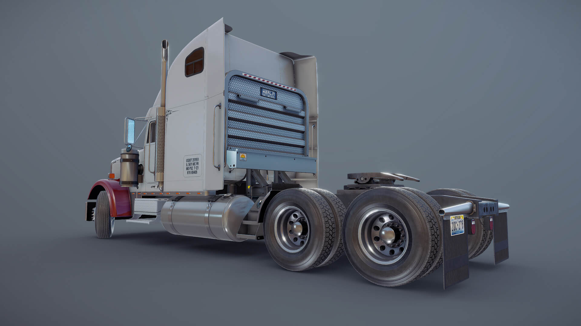 Freightliner Classic XL Semitruck - 3D Model by Veaceslav Condraciuc