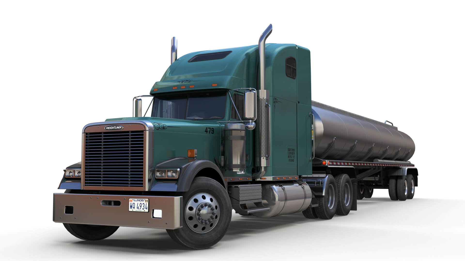 Freightliner Classic XL Tanker - 3D Model by Veaceslav Condraciuc