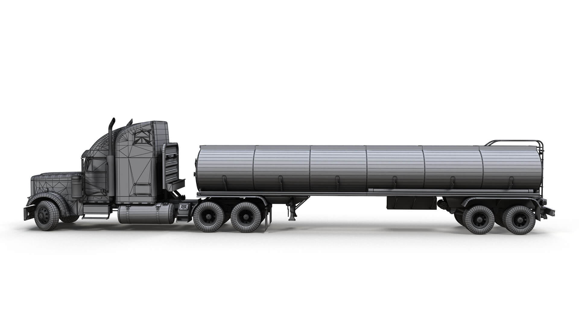 Freightliner Classic XL Tanker - 3D Model by Veaceslav Condraciuc