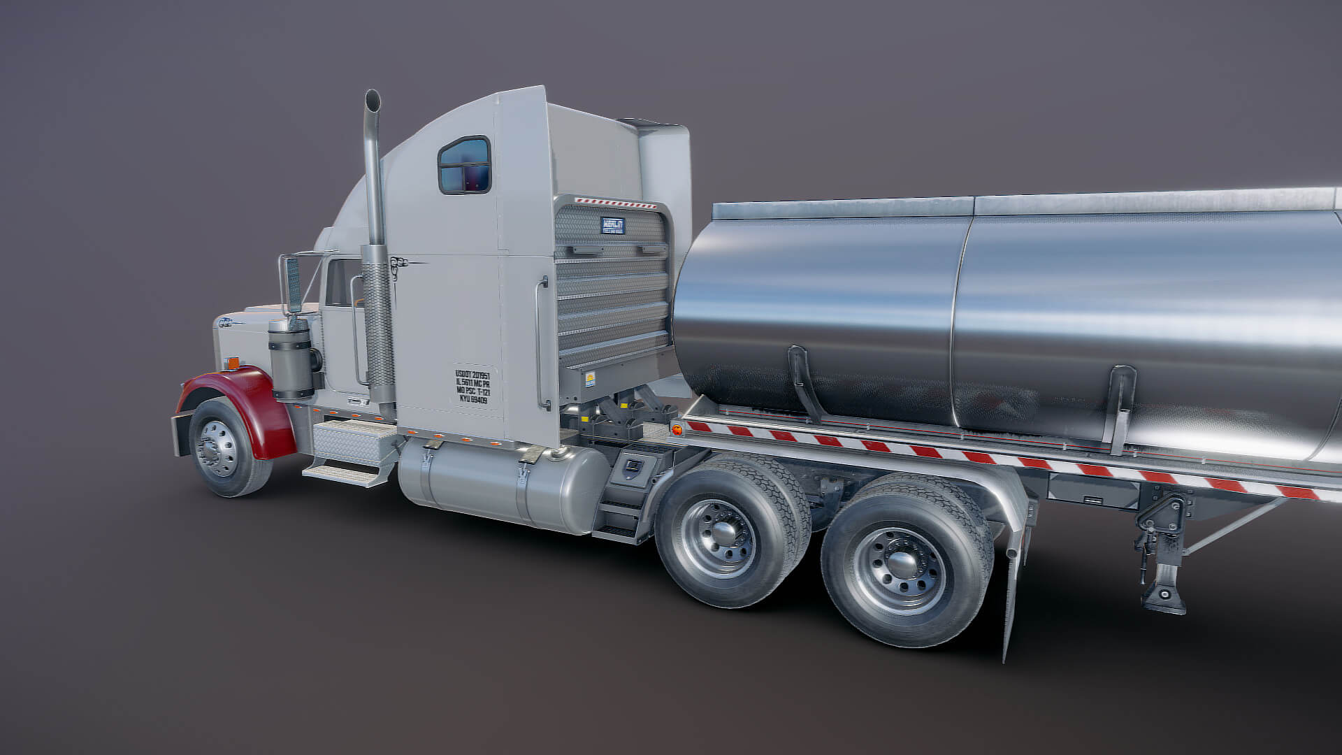 Freightliner Classic XL Tanker - 3D Model by Veaceslav Condraciuc