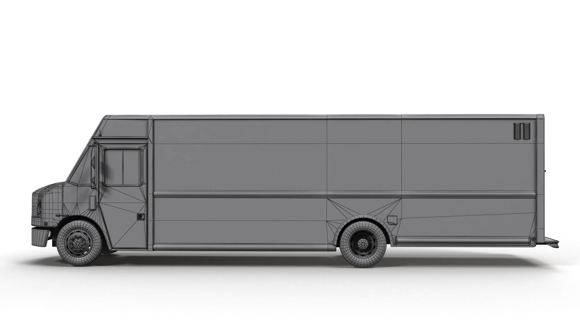 Freightliner FedEx Box Van - 3D Model by Veaceslav Condraciuc