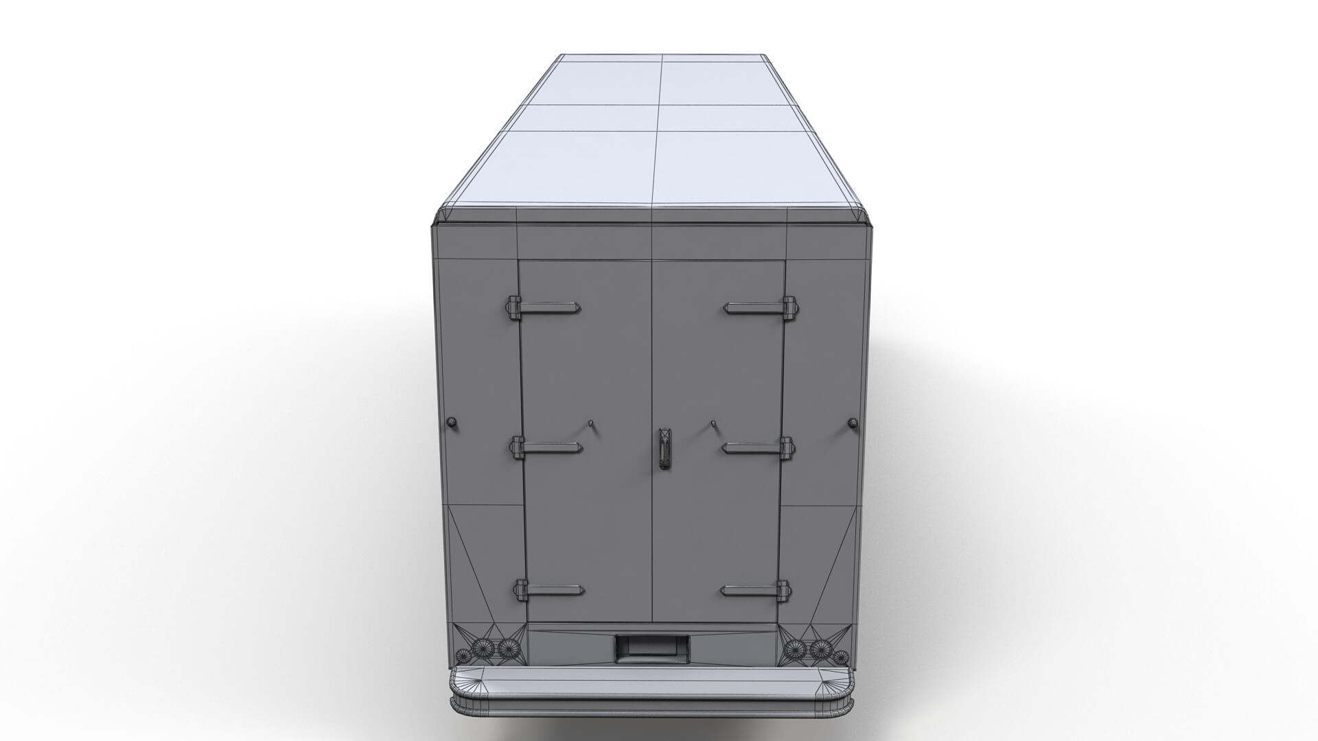 Freightliner FedEx Box Van - 3D Model by Veaceslav Condraciuc