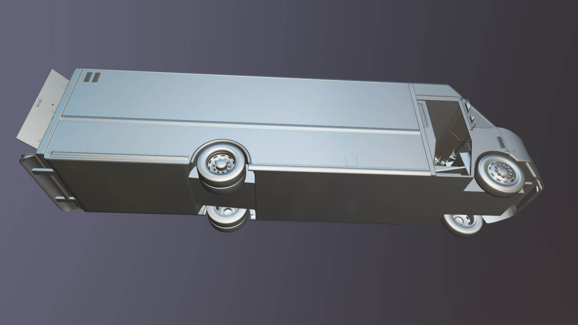 Freightliner FedEx Box Van - 3D Model by Veaceslav Condraciuc