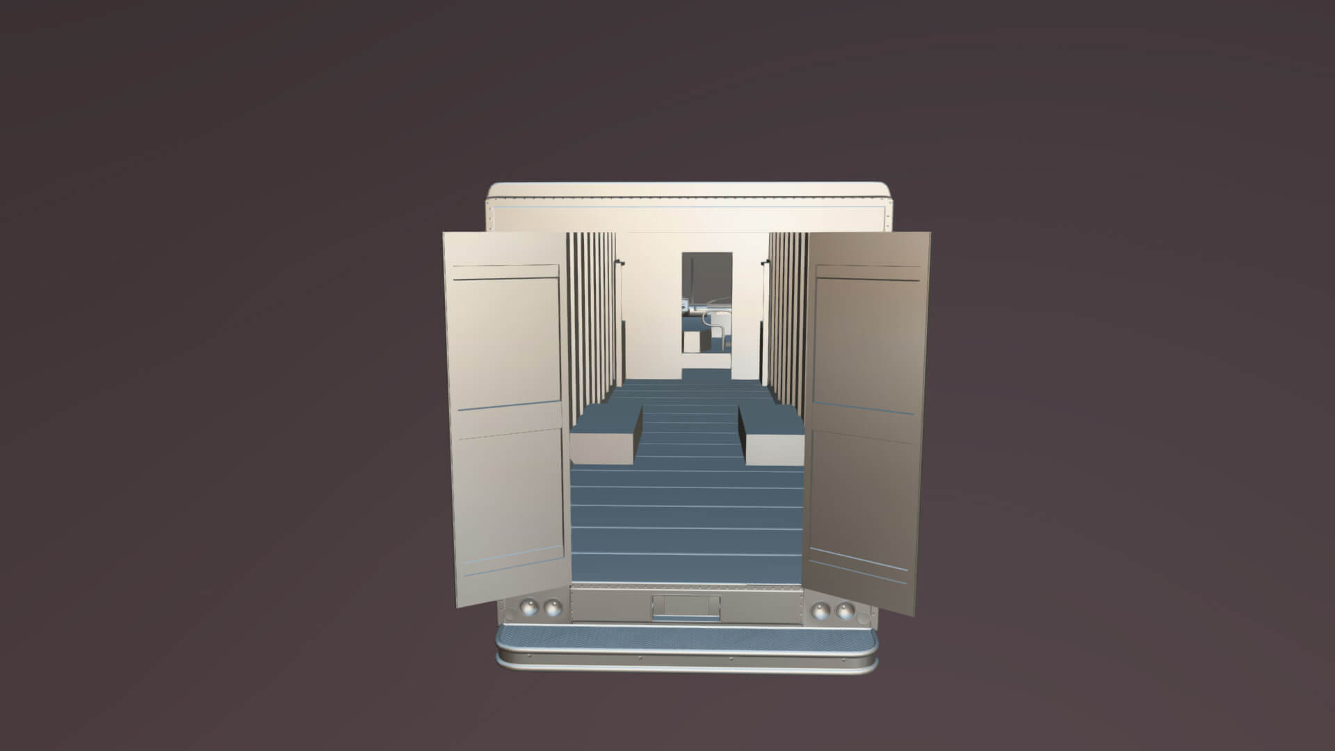 Freightliner FedEx Box Van - 3D Model by Veaceslav Condraciuc