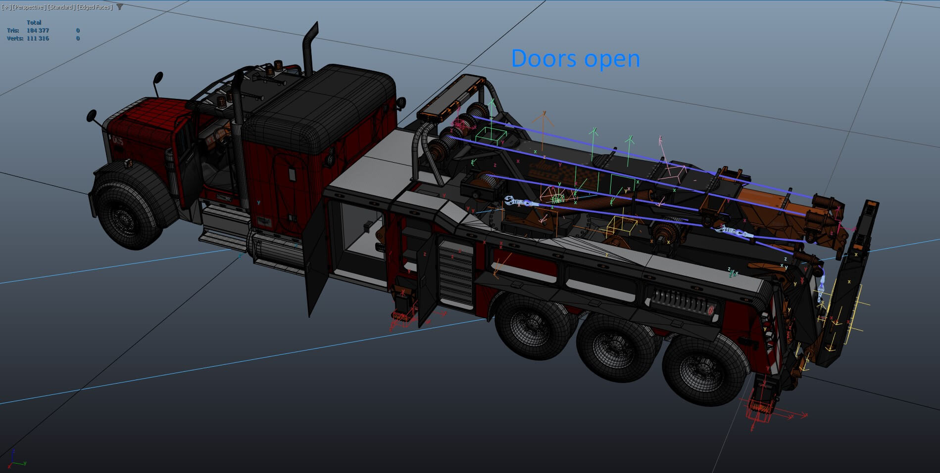 Freightliner Flc Wrecker Truck - 3D Model by Veaceslav Condraciuc