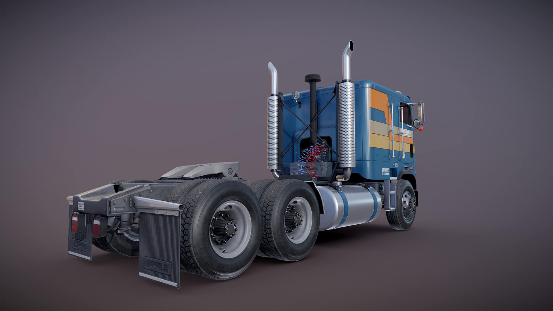 Freightliner FLT 1980 - 3D Model by Veaceslav Condraciuc