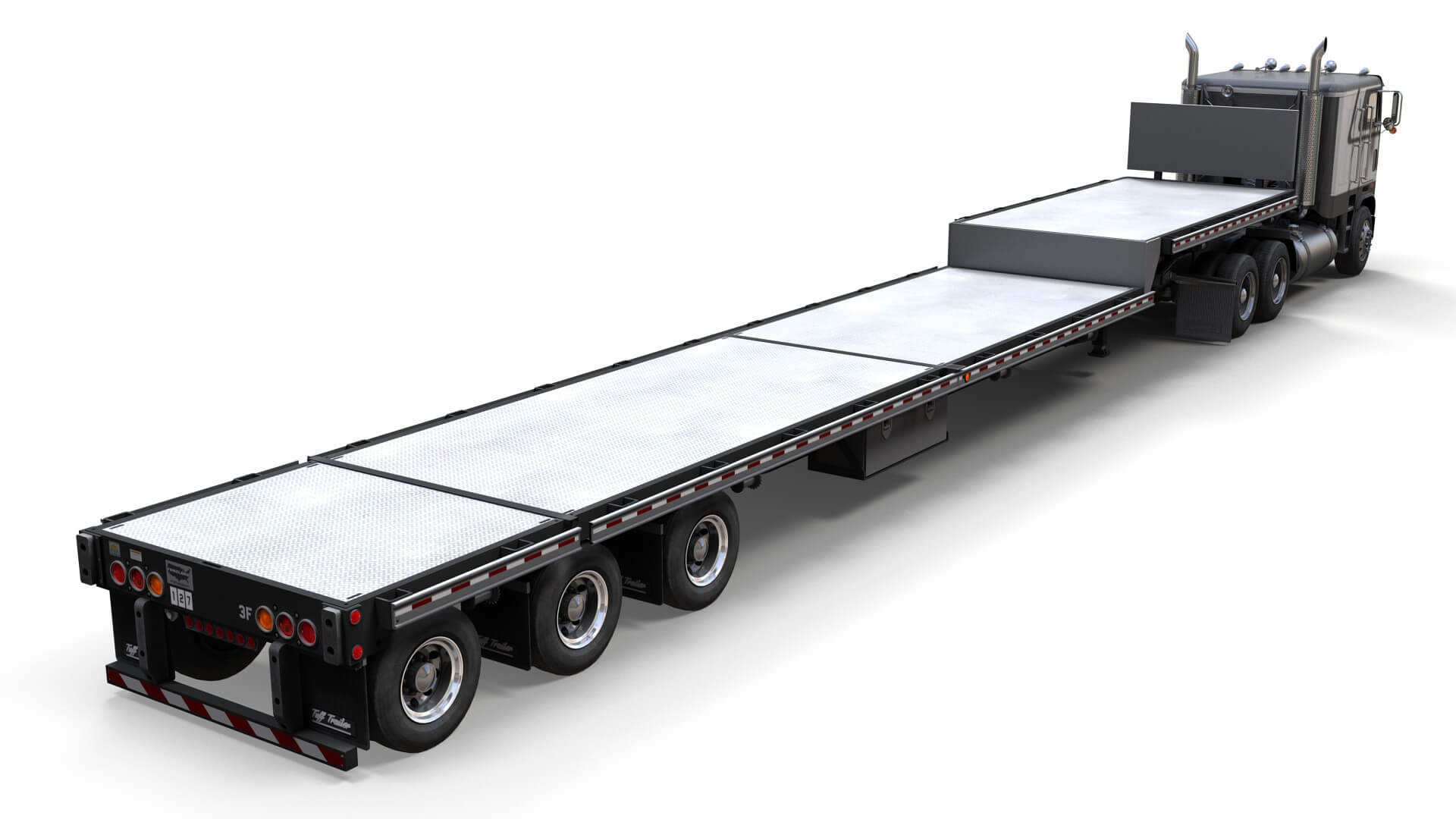 Freightliner FLT Dropdeck Trailer - 3D Model by Veaceslav Condraciuc