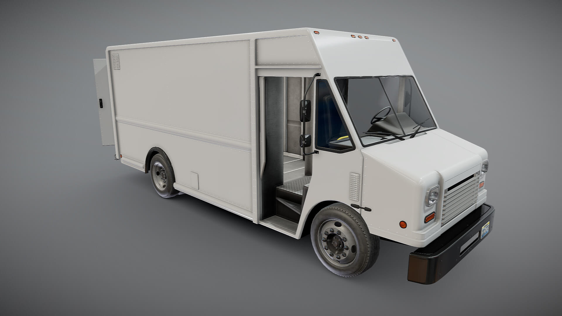 Freightliner MT45 Step Van - 3D Model by Veaceslav Condraciuc